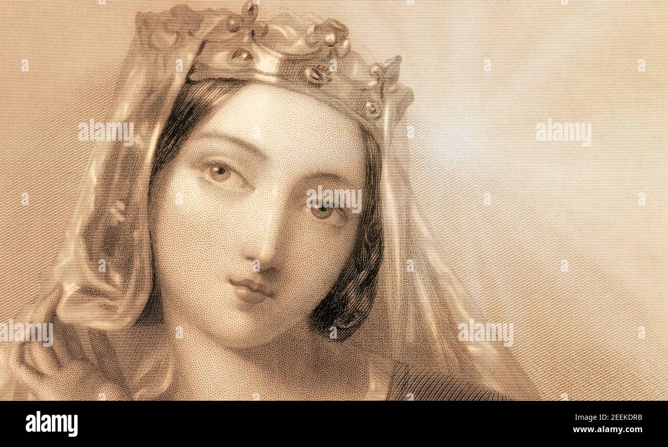 King john england isabella hi-res stock photography and images - Alamy