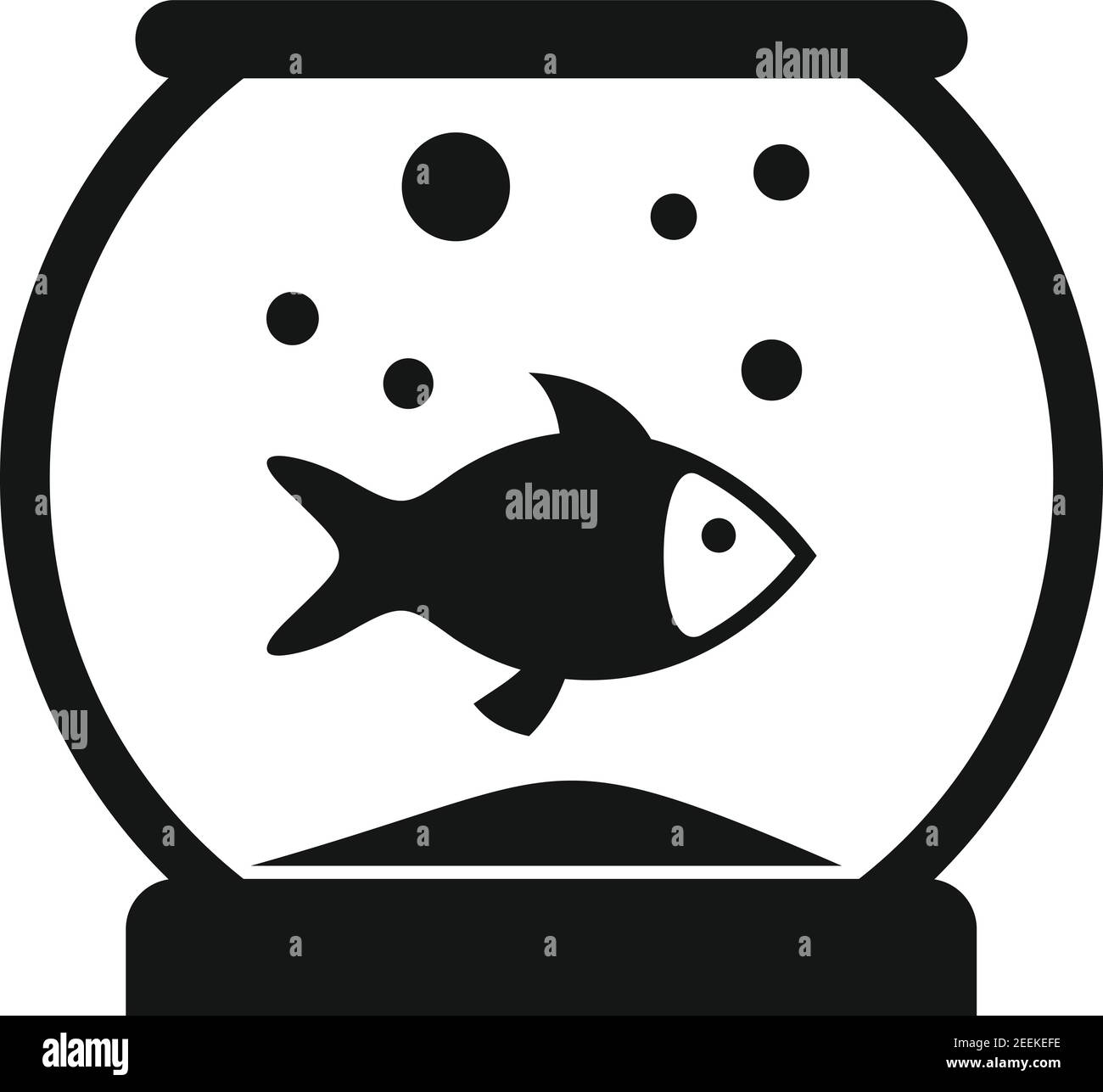 Fish tank home Black and White Stock Photos & Images - Alamy