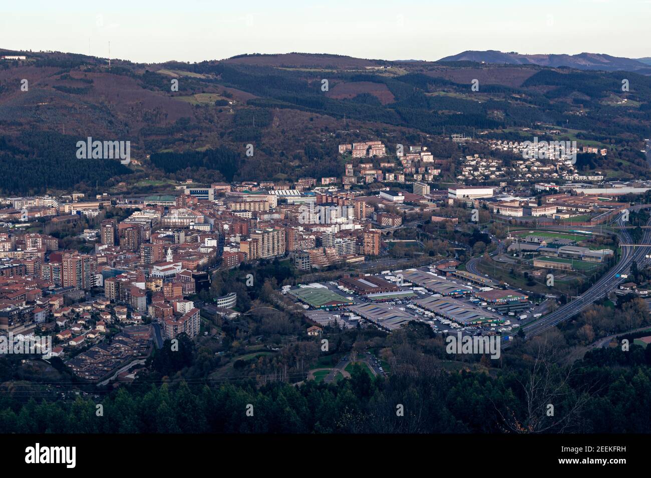 Bilbao center riverside view hi-res stock photography and images - Alamy