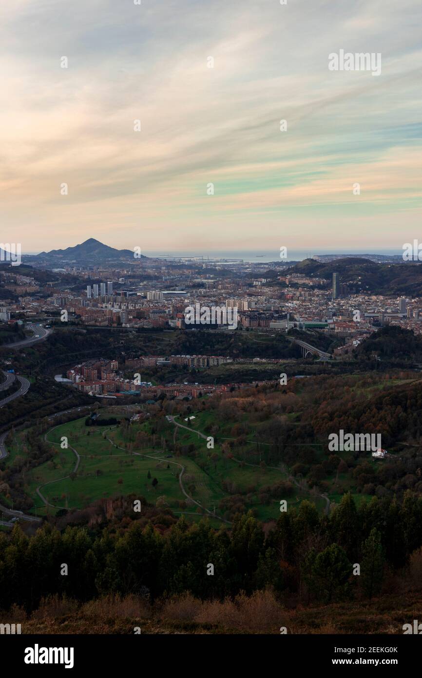 Bilbao center riverside view hi-res stock photography and images - Alamy