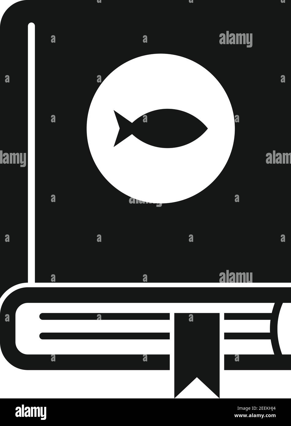 Ichthyology book icon, simple style Stock Vector Image & Art - Alamy