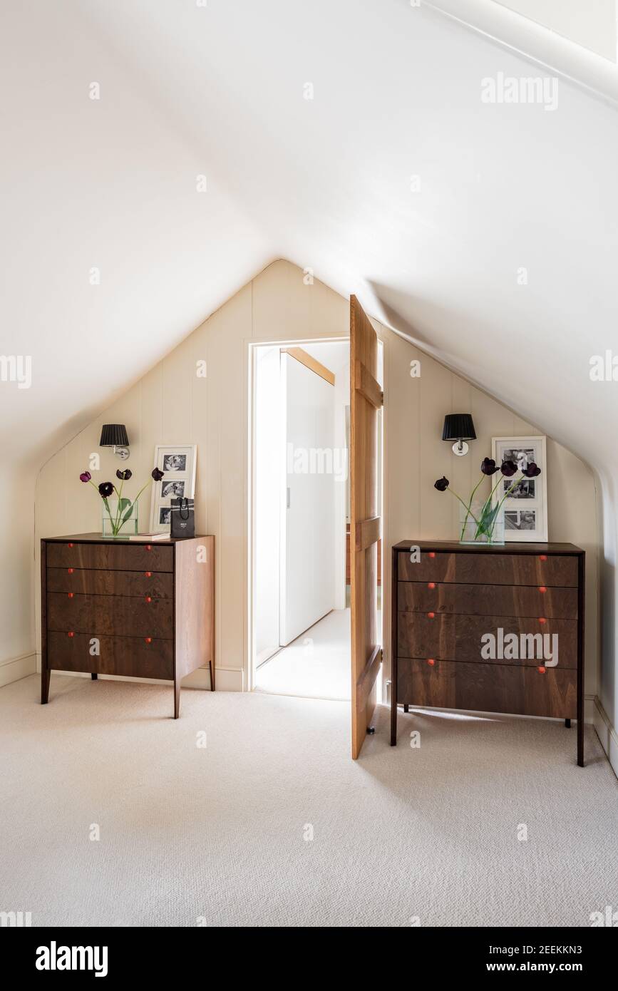 View through doorway in loft conversion Stock Photo - Alamy
