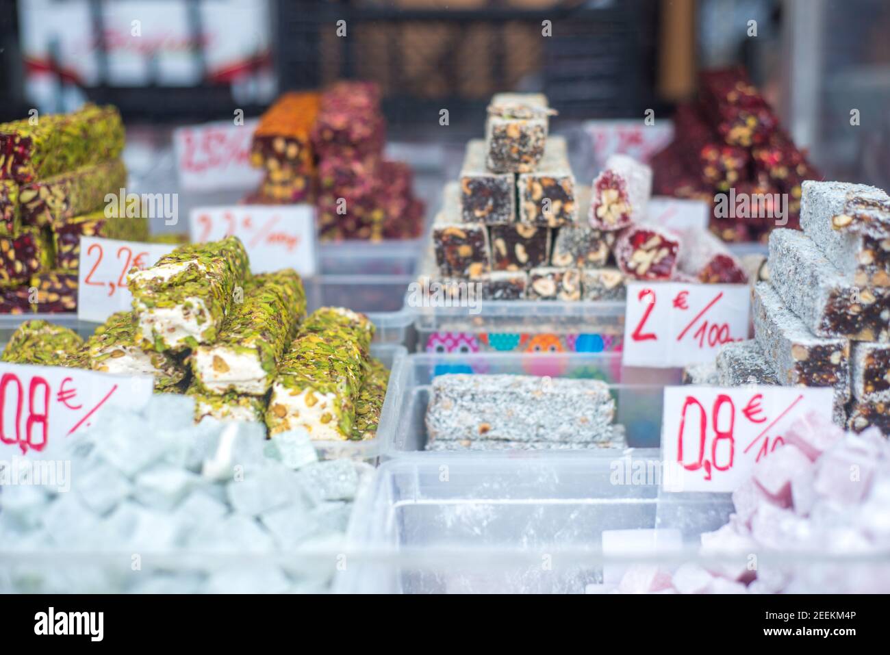Turkish nougat hi-res stock photography and images - Alamy