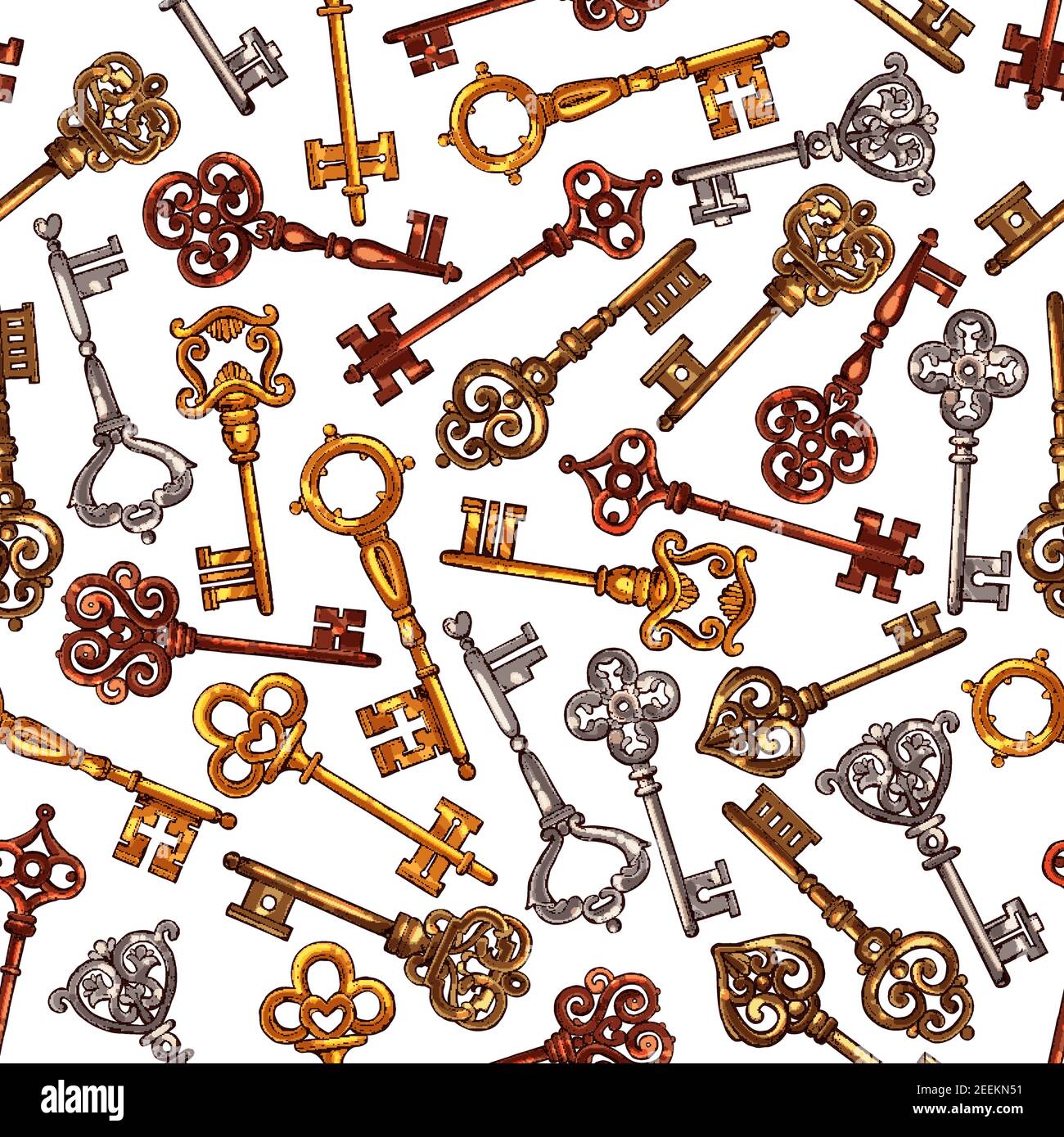 Ornamental brass lock Stock Vector Images - Alamy