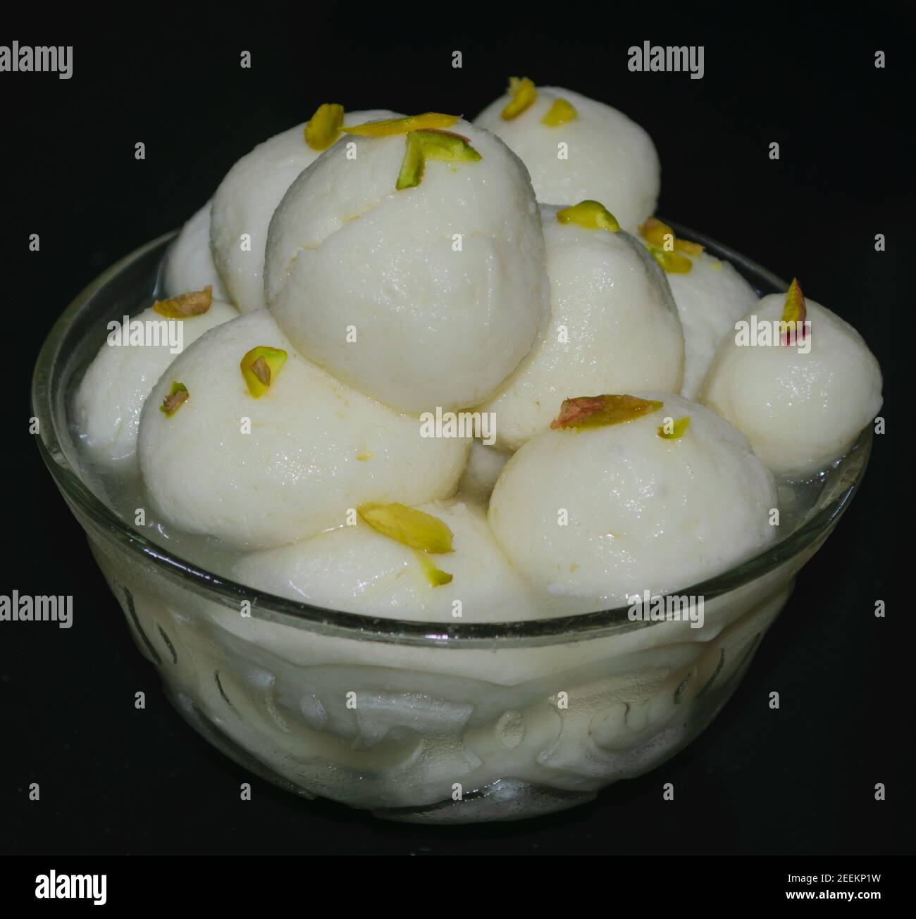 Rasgulla is one of the famous Indian Bengali dessert delicacies, served ...