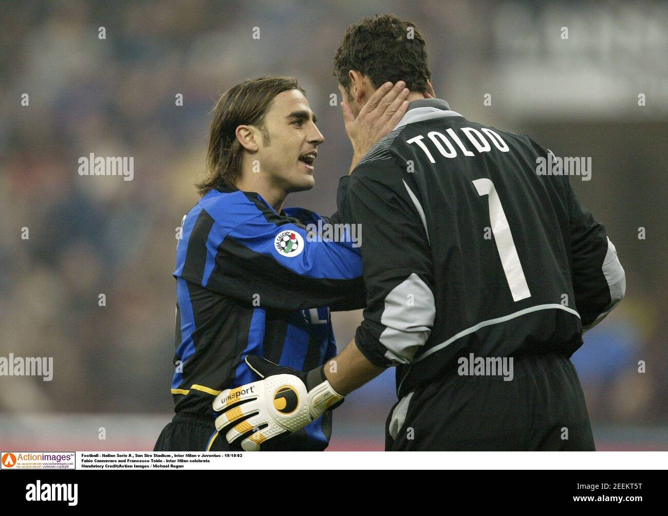 San siro francesco toldo hi-res stock photography and images - Alamy