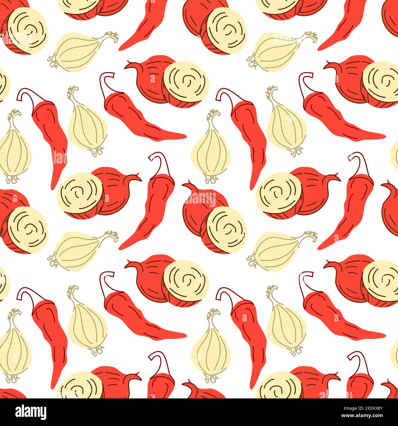 Shallot top view Stock Vector Images - Alamy