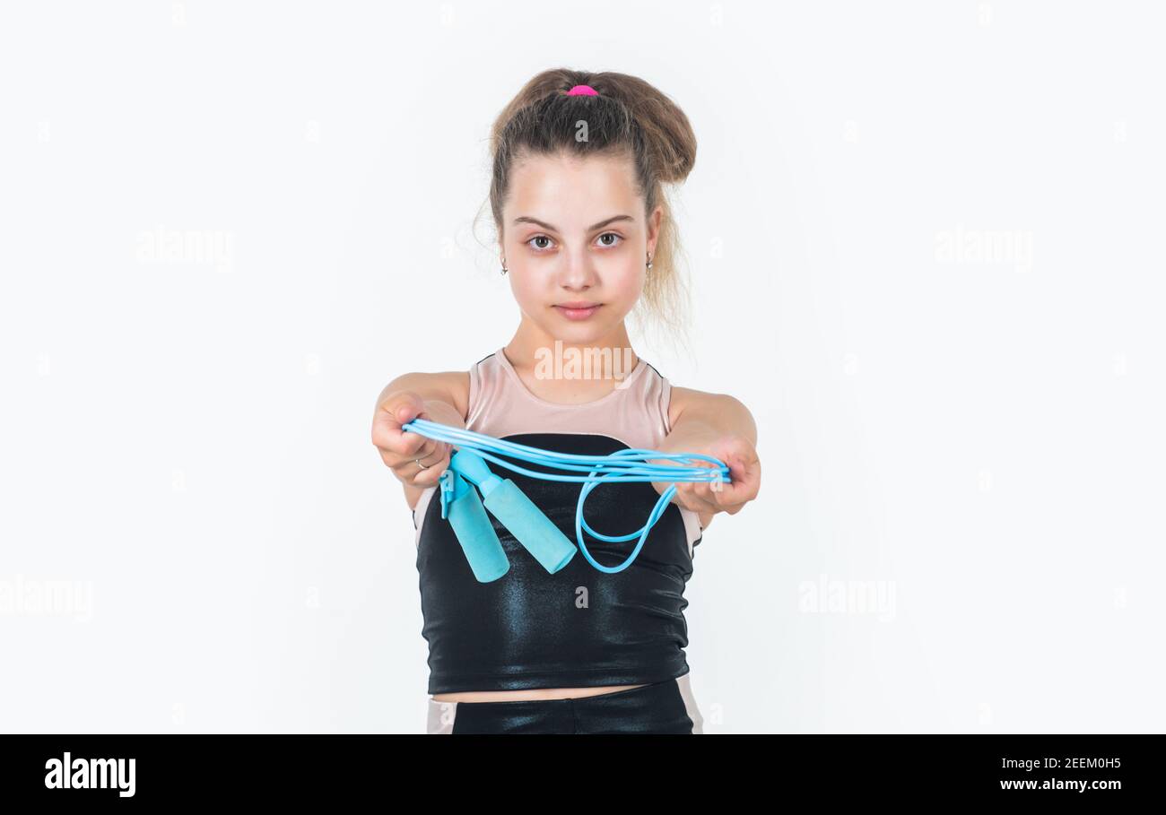 Teen jumping rope hi-res stock photography and images - Alamy