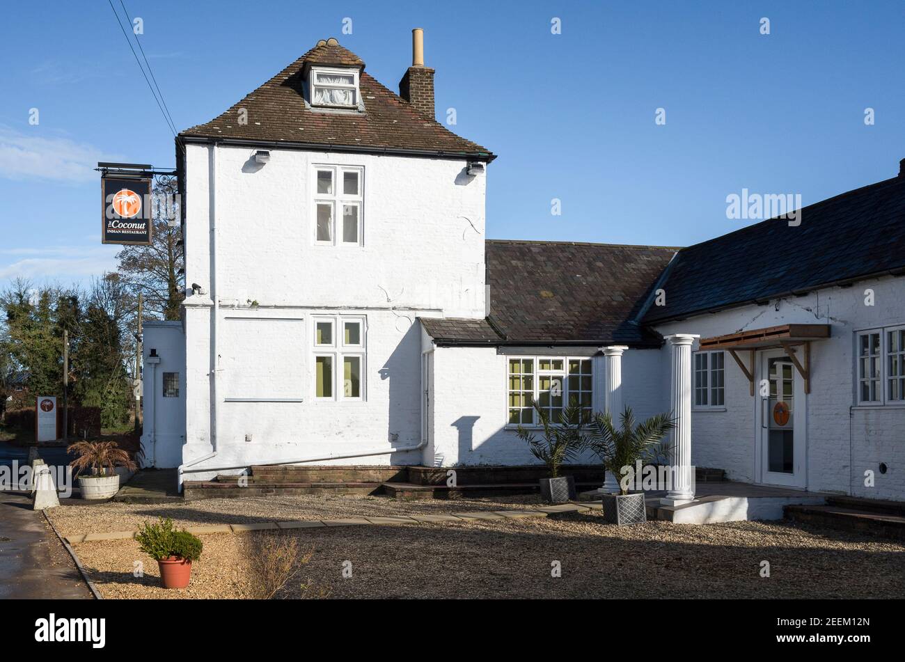 An old former village pub in Bromham Wiltshire England UK now operating ...