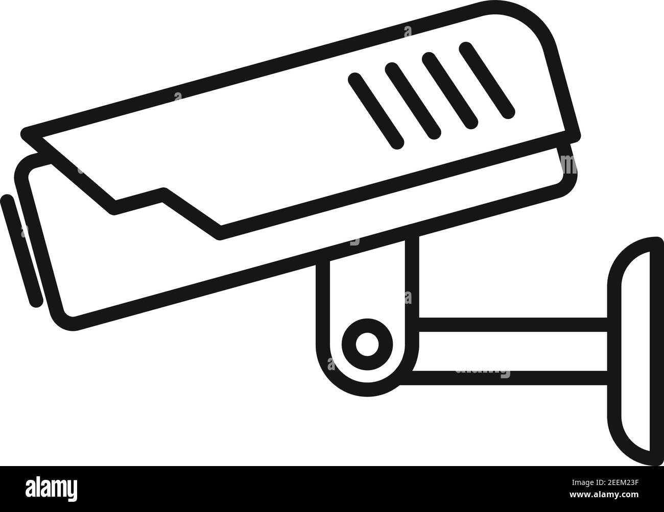 Security camera icon, outline style Stock Vector Image & Art - Alamy