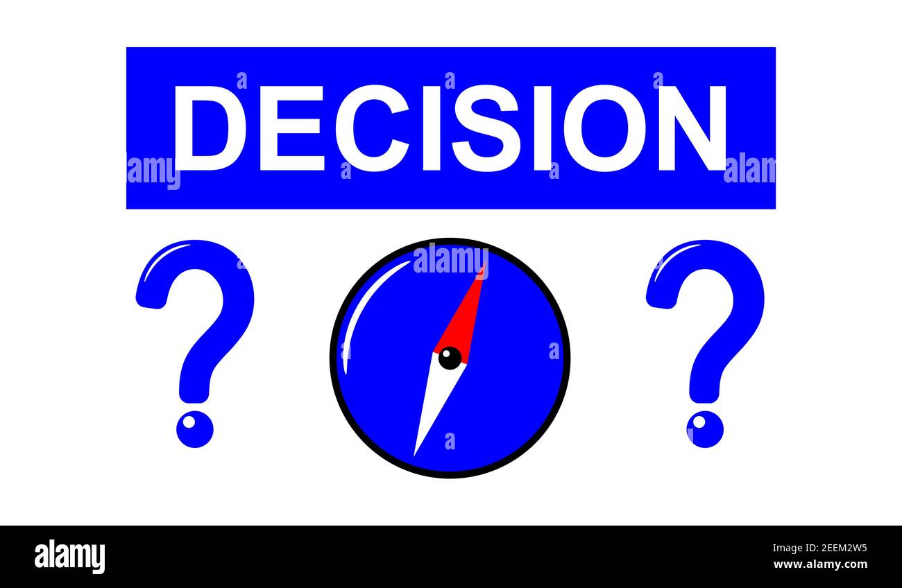 Illustration of a decision concept Stock Photo - Alamy