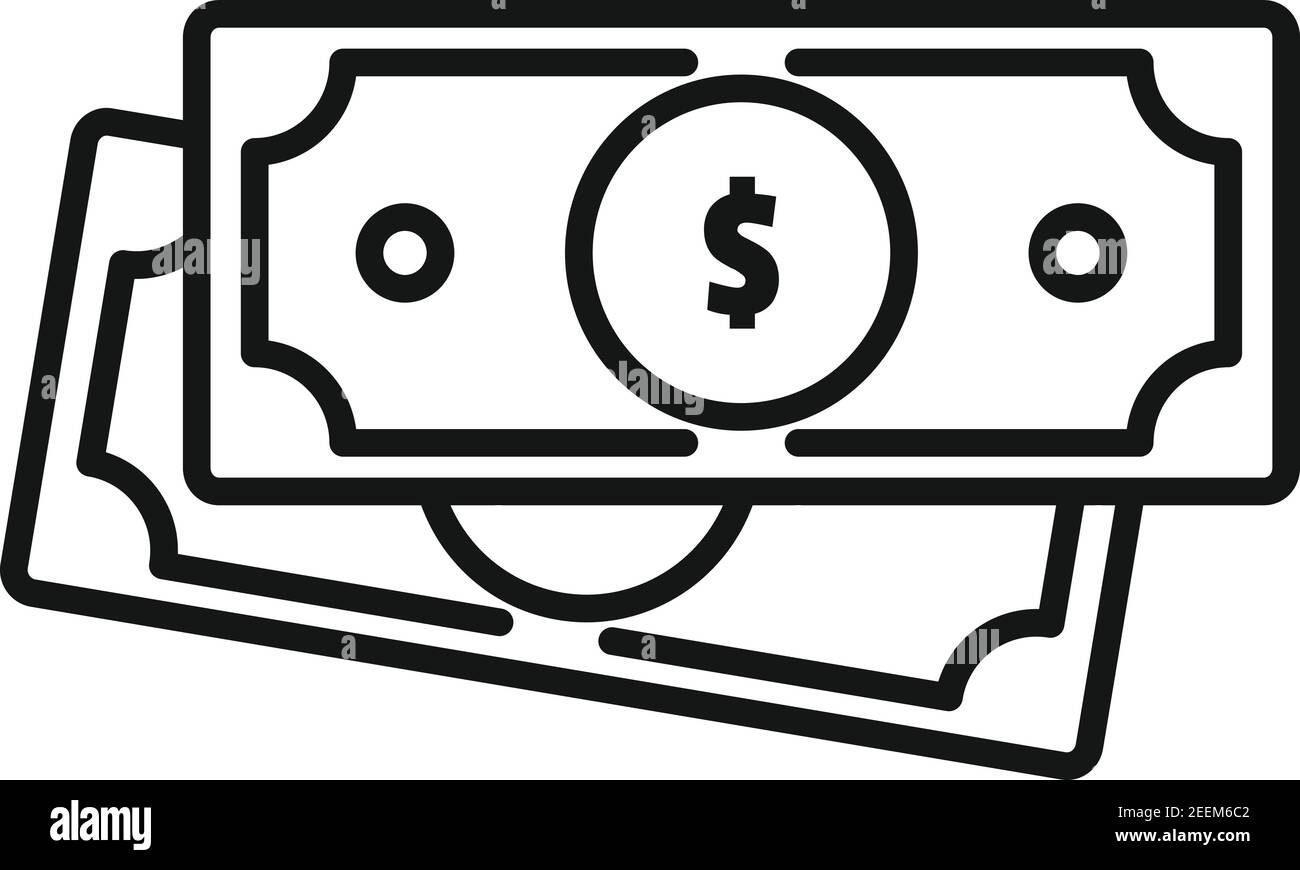 Microphone paper icon outline Cut Out Stock Images & Pictures - Alamy