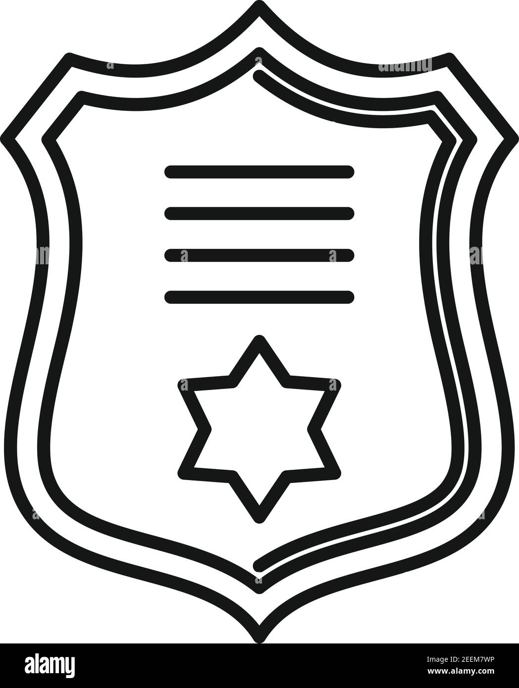 Prosecutor gold emblem icon, outline style Stock Vector Image & Art - Alamy