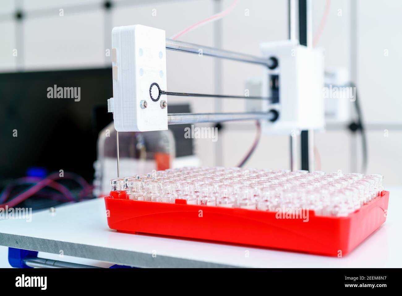 Automatic Vaccine Vial Filling Machine Stock Photo - Alamy