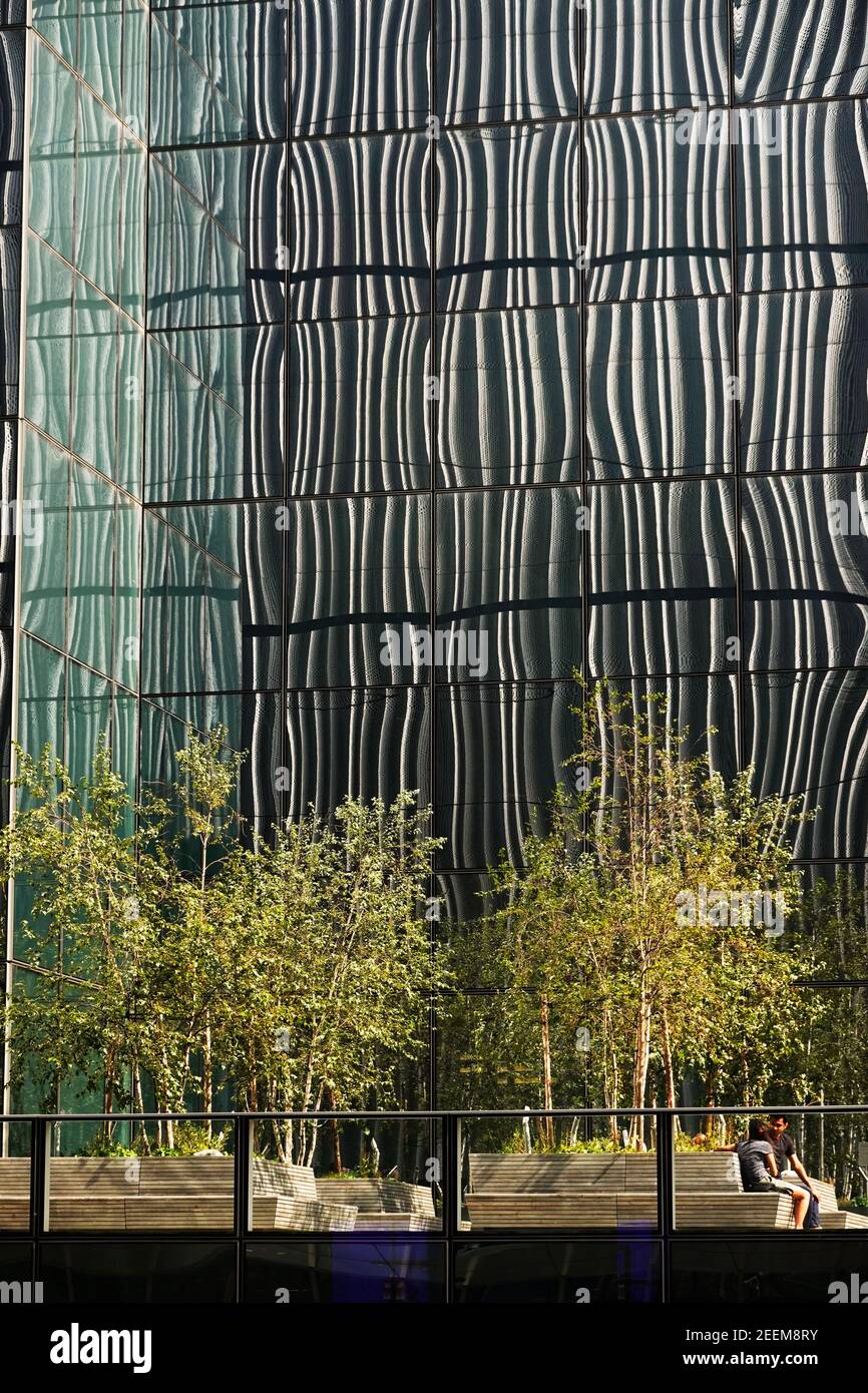 window abstracts in Hudson Yards Manhattan New York City Stock Photo ...