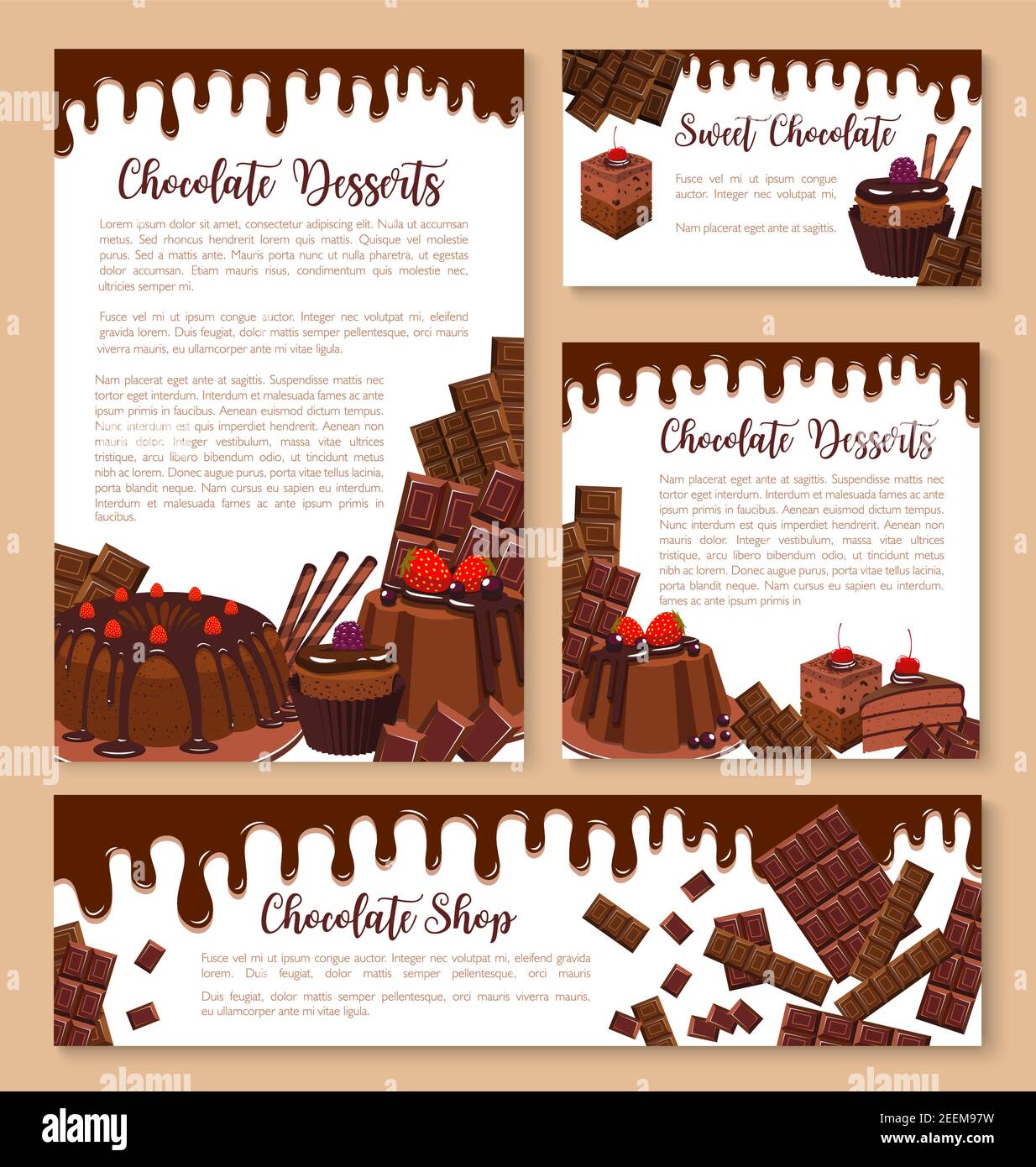 Charlotte food and drink Stock Vector Images - Alamy