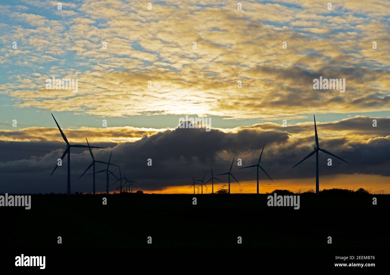 Wind turbines, East Yorkshire, England UK Stock Photo - Alamy