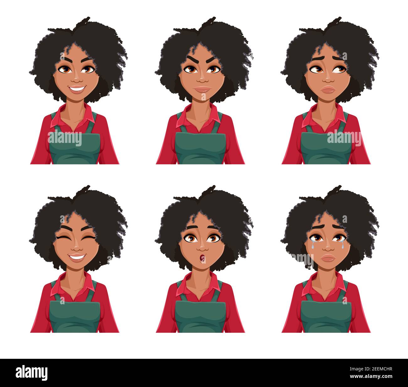 Exhausted woman garden Stock Vector Images - Alamy