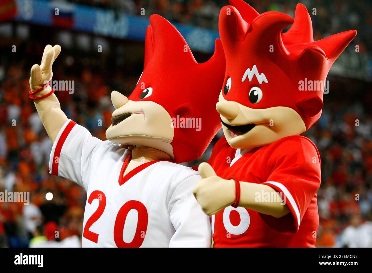 Euro 2008 mascots hi-res stock photography and images - Alamy