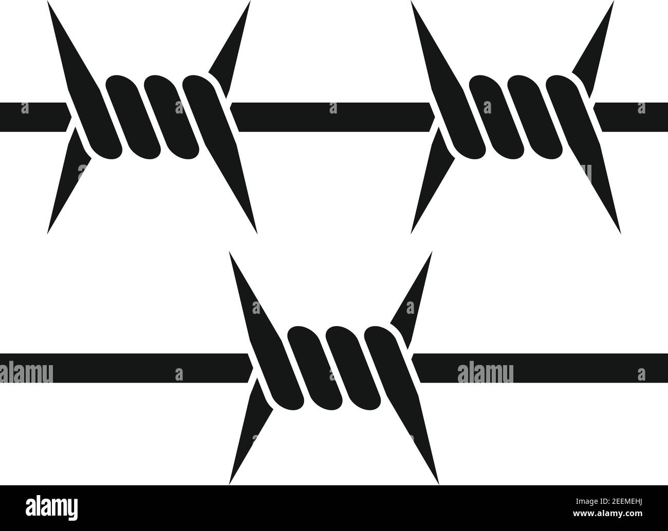 Prison spike wire icon, simple style Stock Vector Image & Art - Alamy