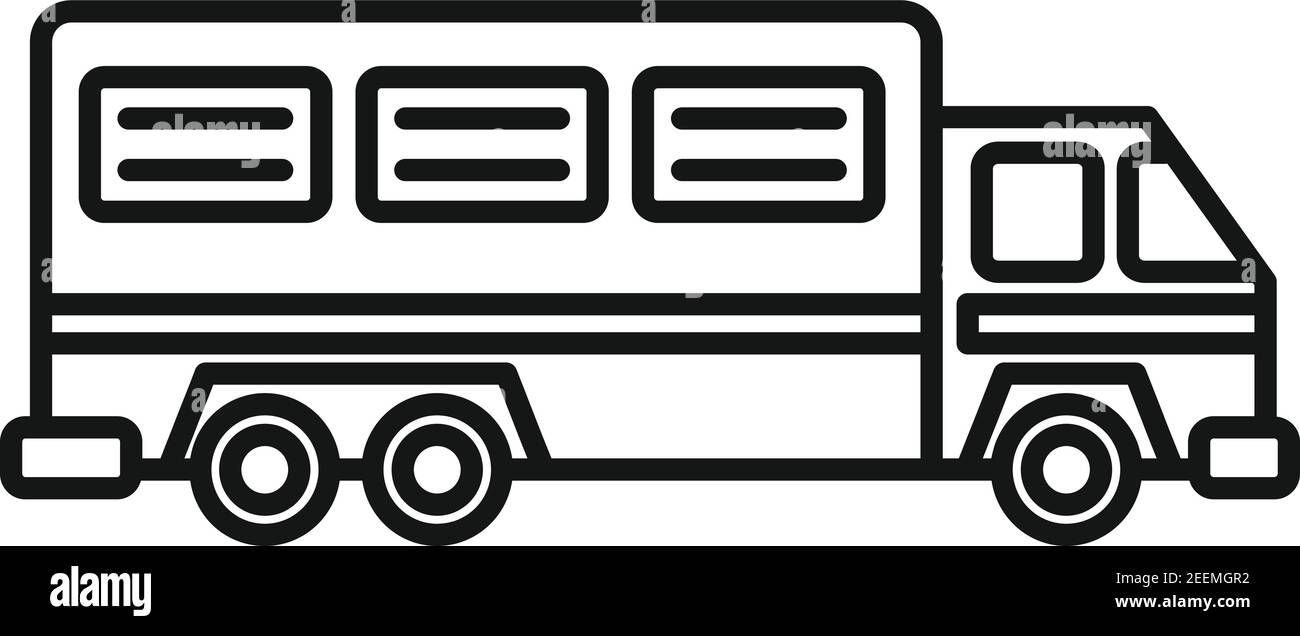 Prison icon modern line Stock Vector Images - Alamy