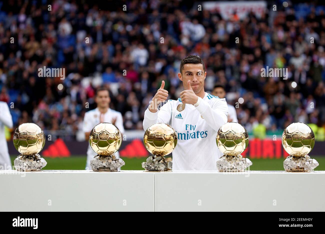 Cristiano ronaldo ballon d'or 2017 hi-res stock photography and images ...