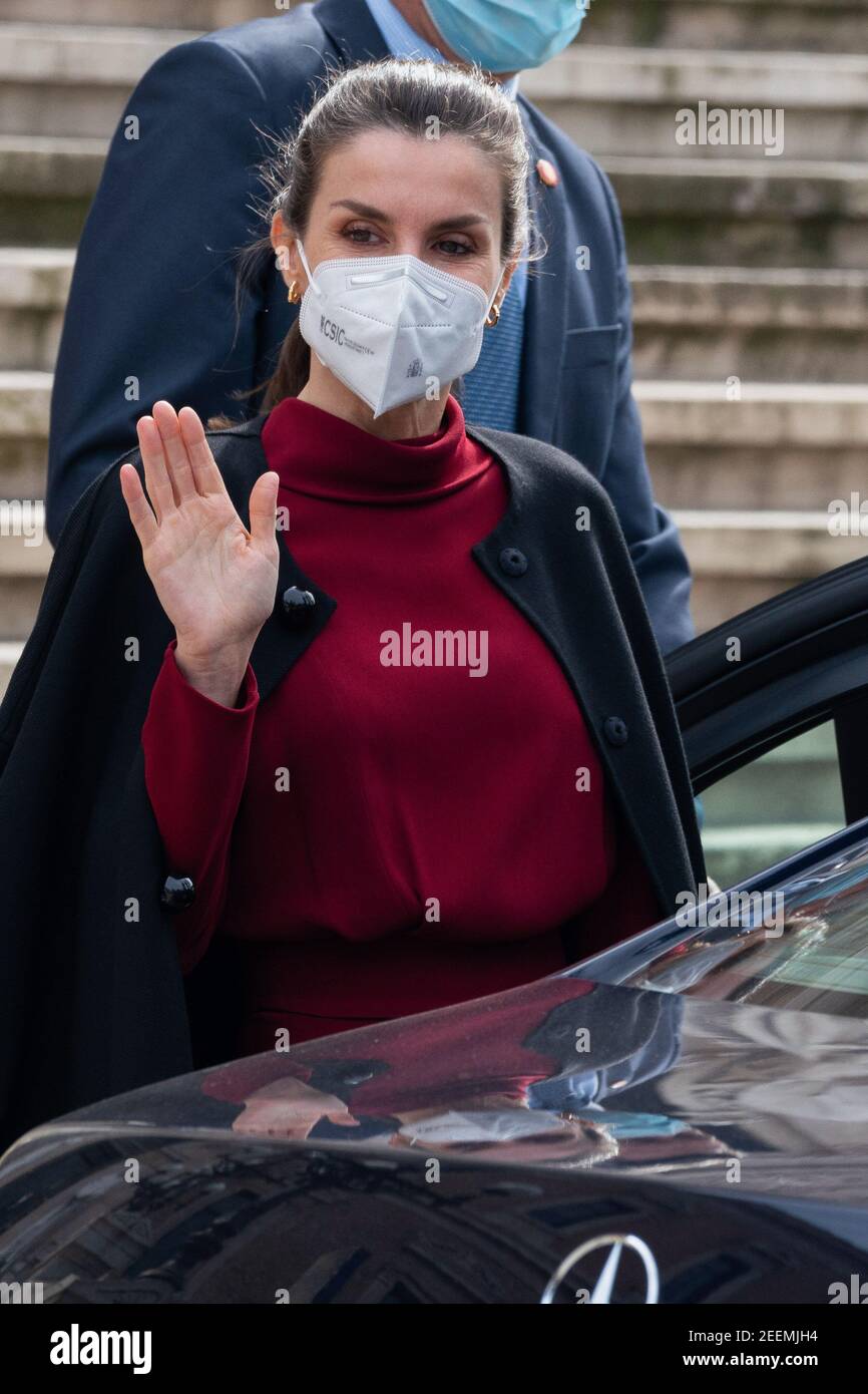 Queen Letizia Ortiz Rocasolano of Spain attends the “Concepción Arenal ...