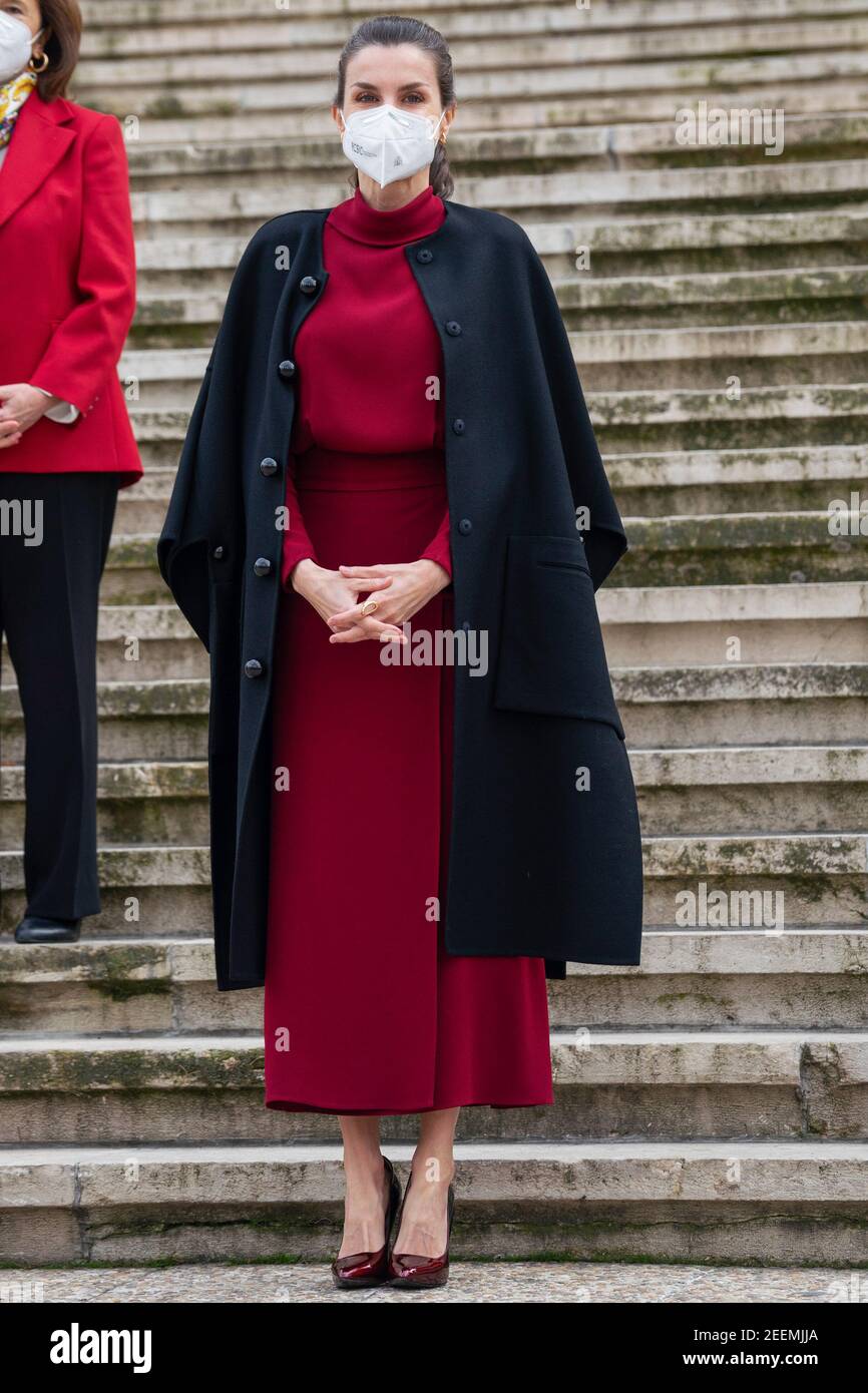 Queen Letizia Ortiz Rocasolano of Spain attends the “Concepción Arenal ...