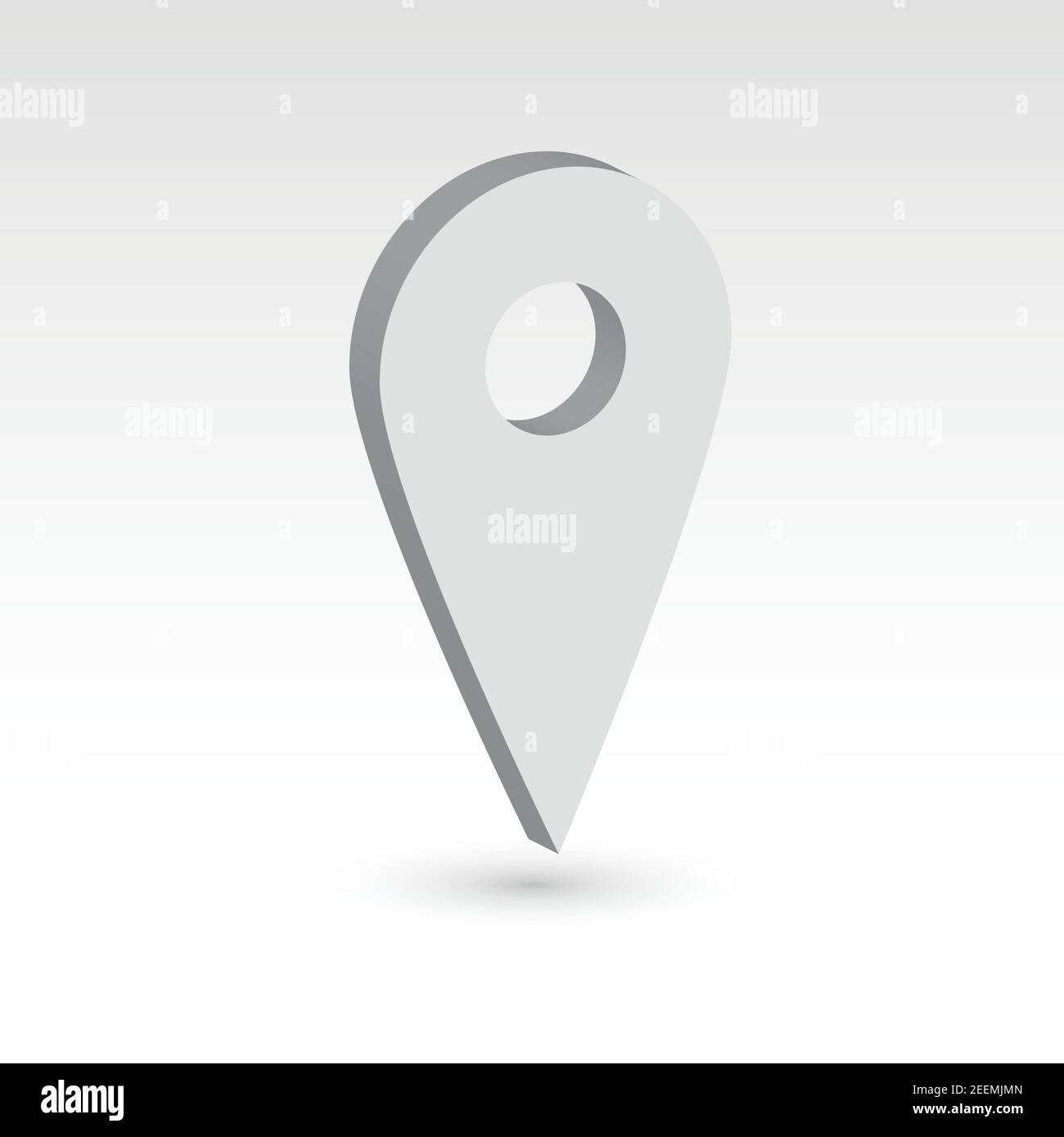Map pointer - 3D vector object Stock Vector Image & Art - Alamy