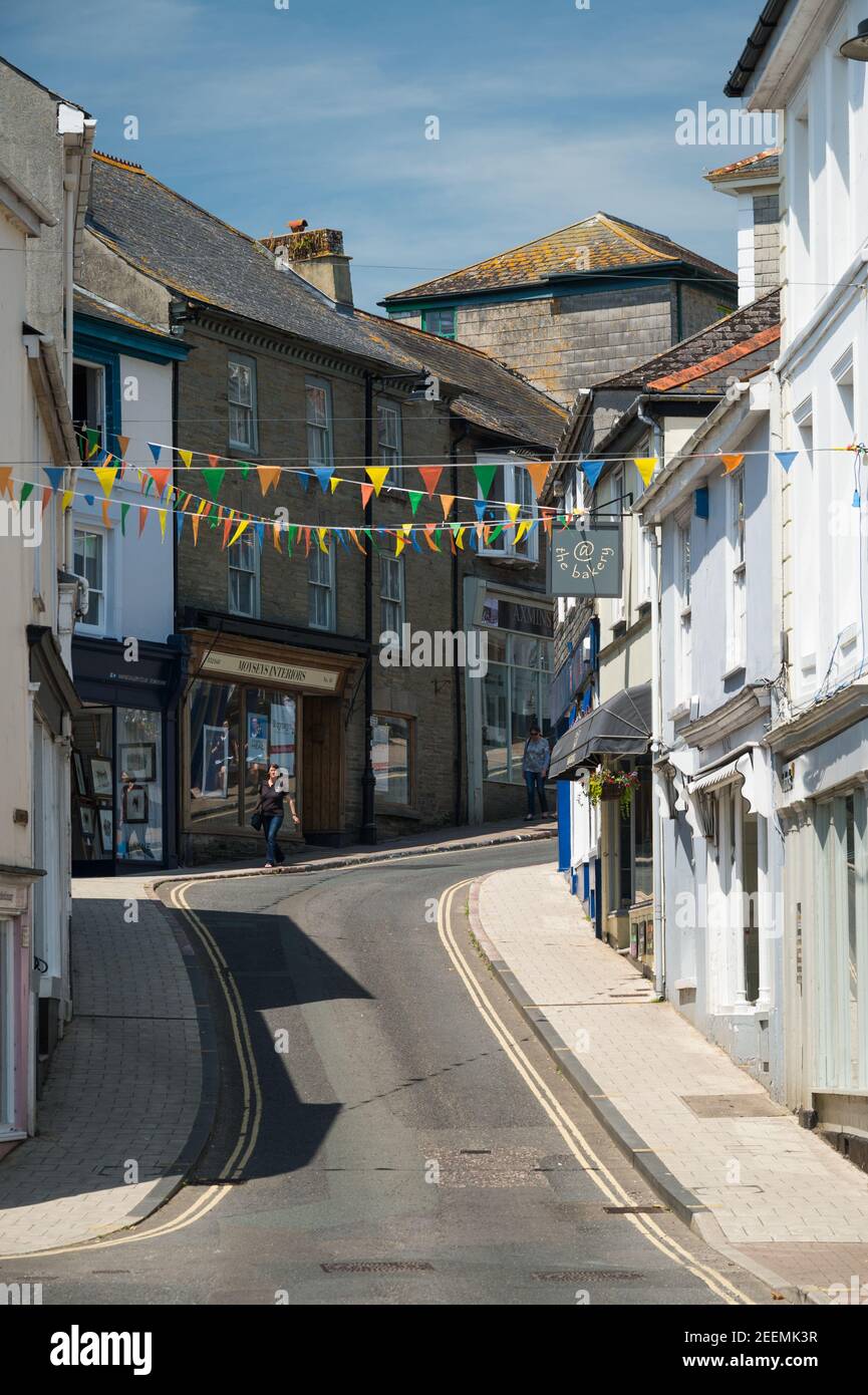 Kingsbridge devon fore street hi-res stock photography and images - Alamy