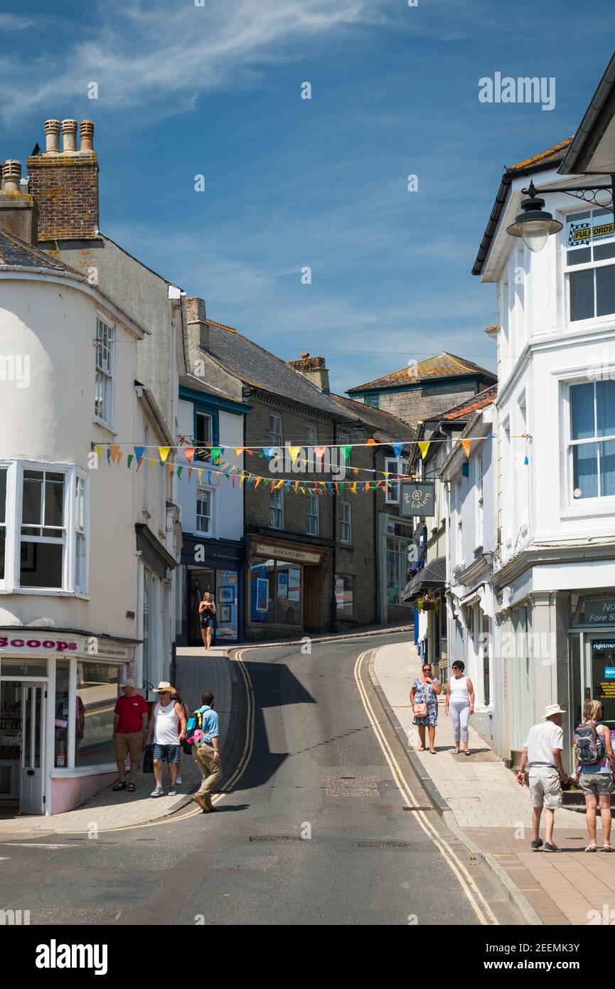 Kingsbridge devon fore street hi-res stock photography and images - Alamy