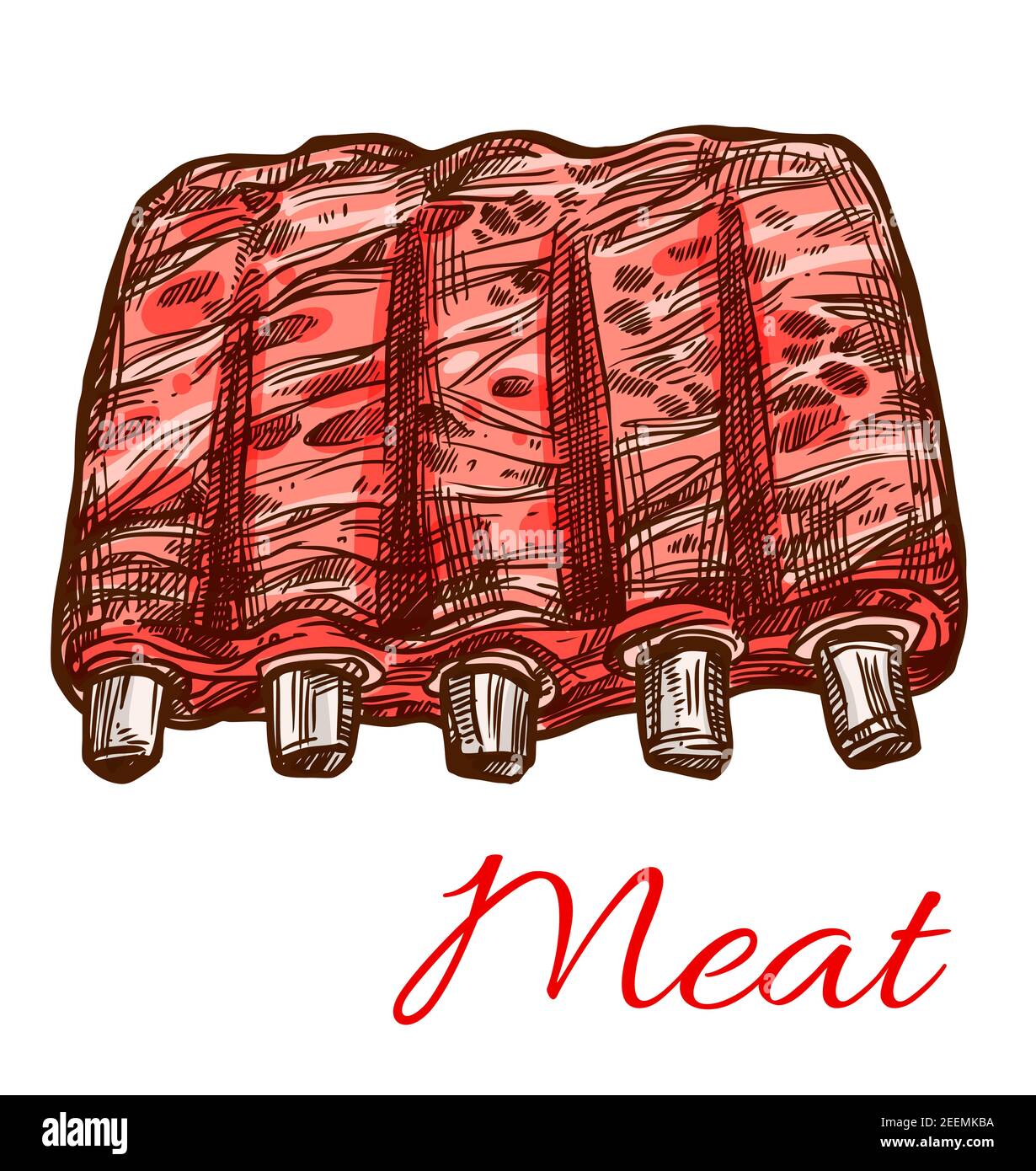 Pork Ribs Clipart