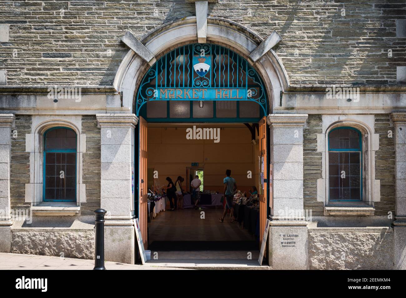 Market Hall, Fore Street, Kingsbridge, Devon, UK Stock Photo - Alamy