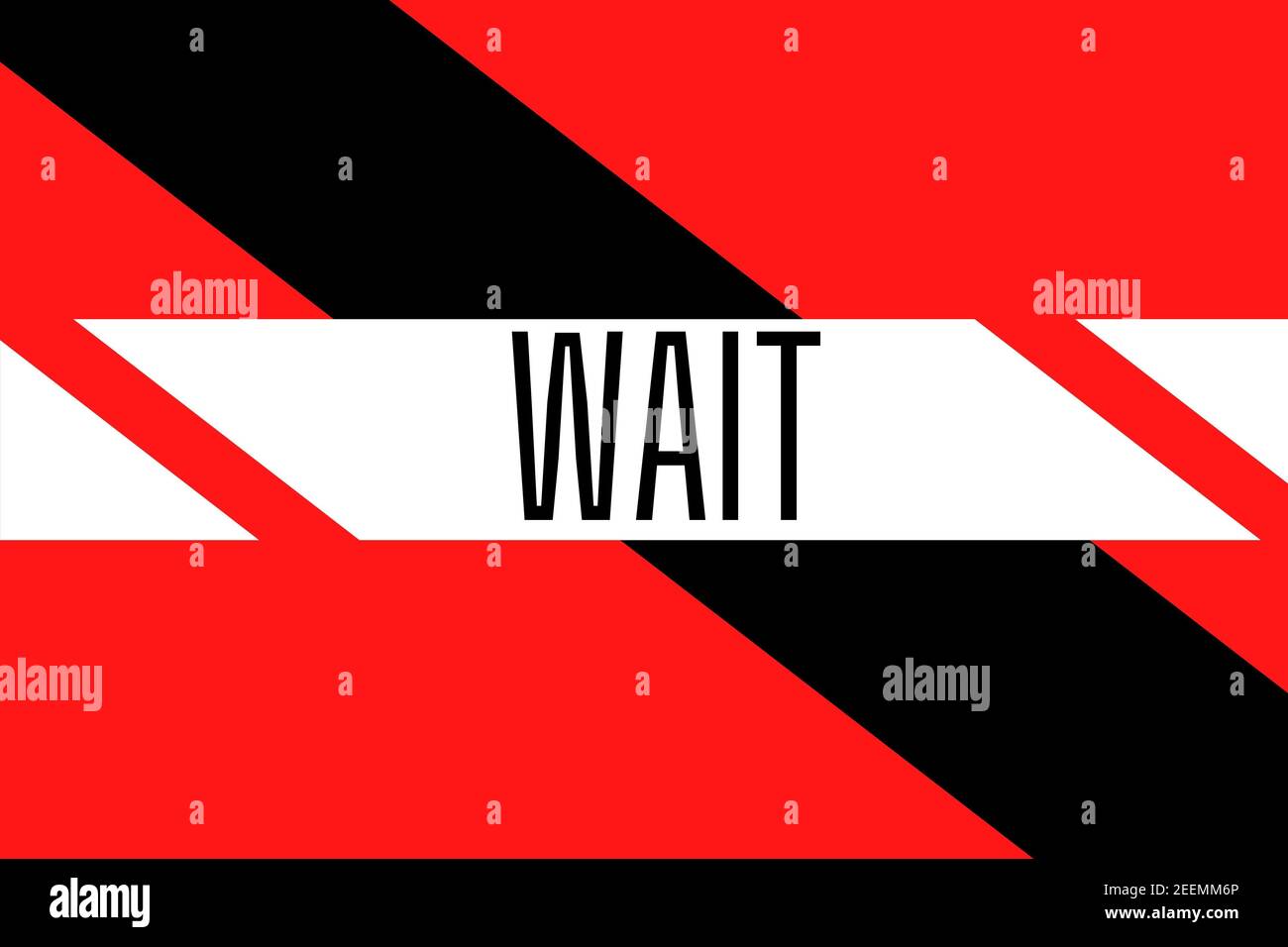 wait modern designed text for promotion ,poster banner, flyers ...