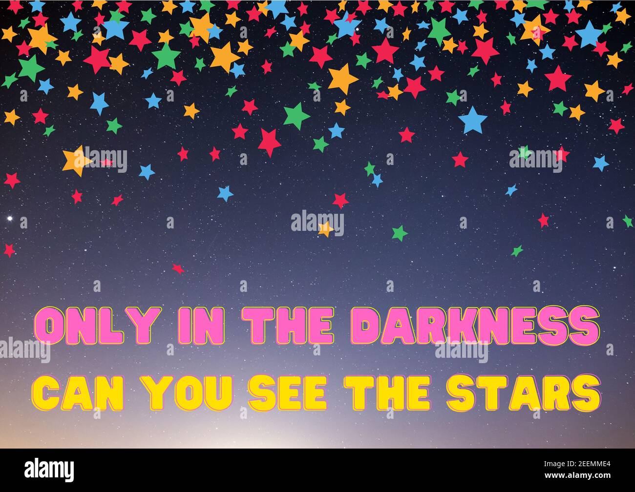 Inspirational Quotes Wallpaper or Poster Stock Photo - Alamy