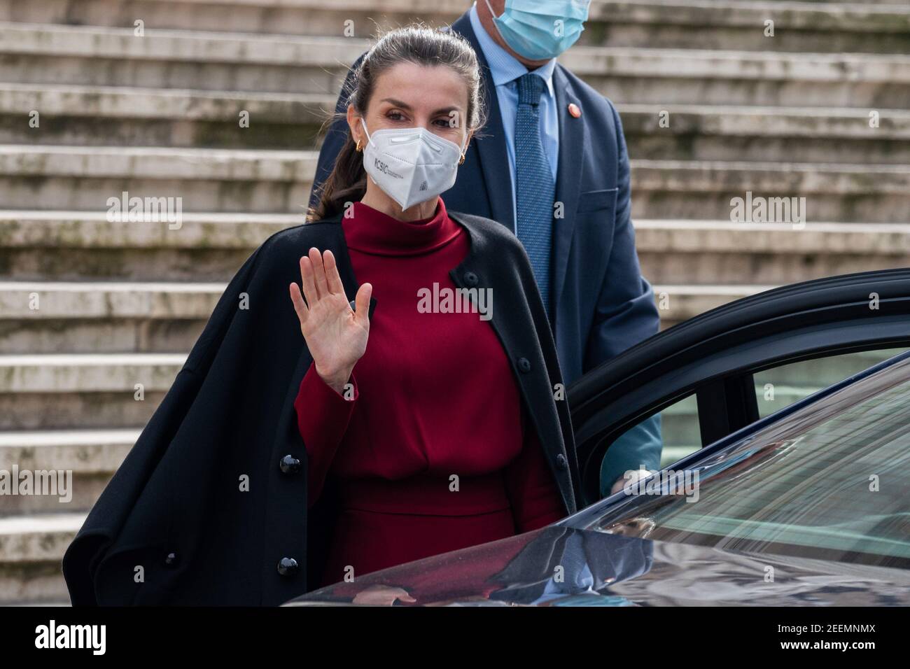 Madrid, Spain. 16th Feb, 2021. Queen Letizia Ortiz Rocasolano of Spain ...