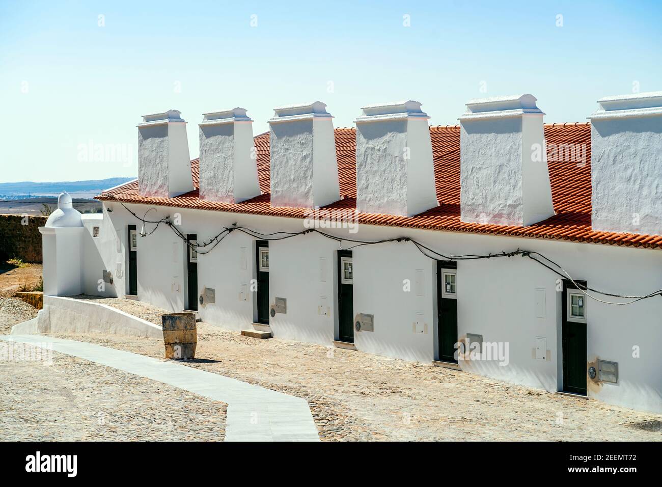 Traditional houses castle on alentejo hi-res stock photography and ...