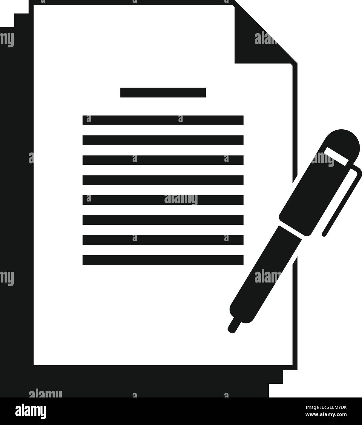 Legal documents collection Black and White Stock Photos & Images - Alamy