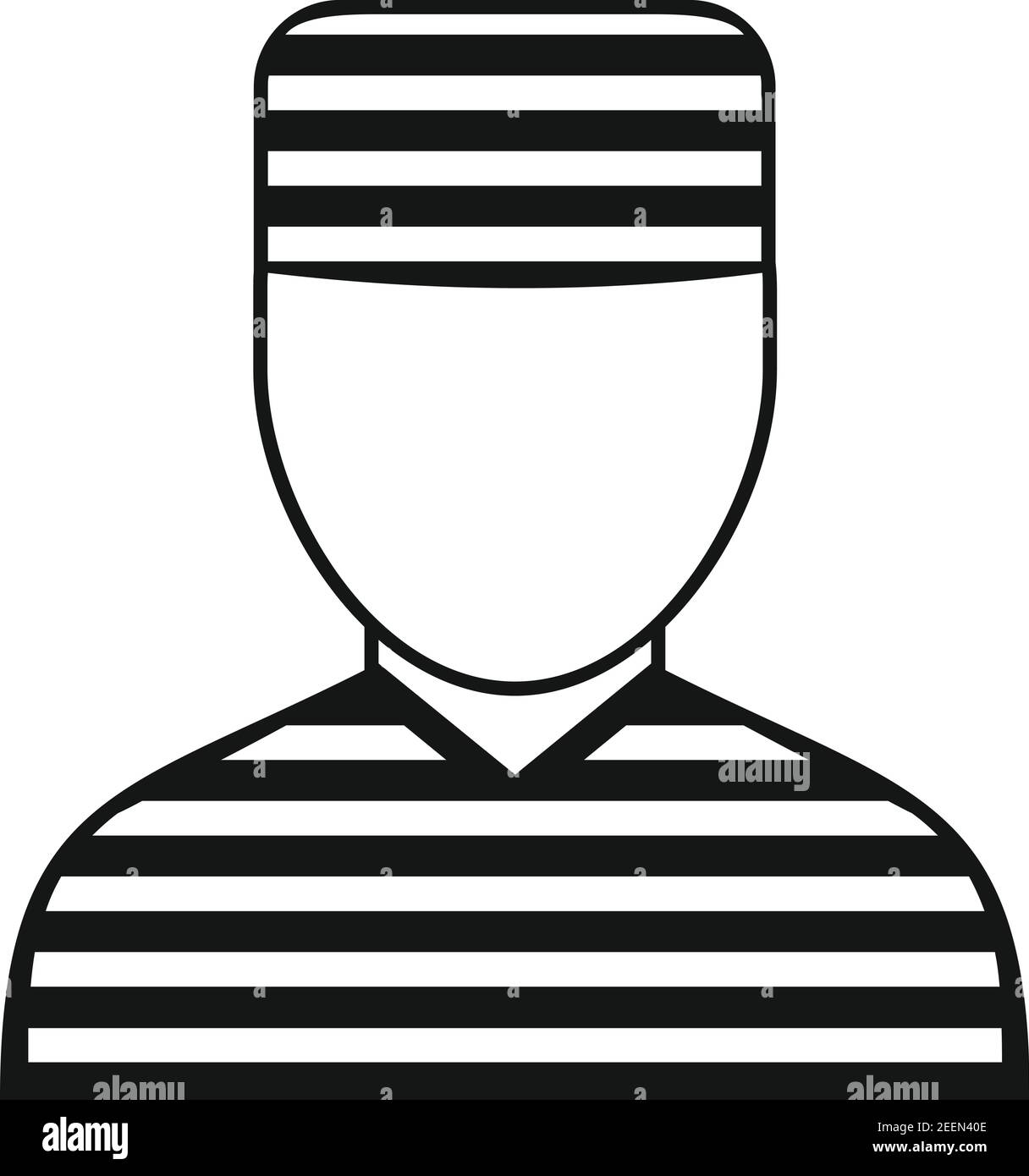 Prison man icon, simple style Stock Vector Image & Art - Alamy