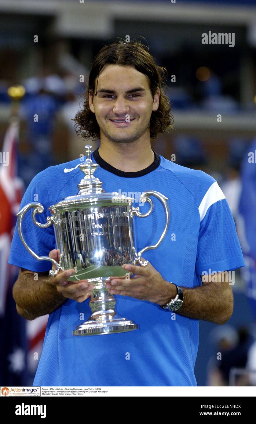 2004 roger federer us open hi-res stock photography and images - Alamy