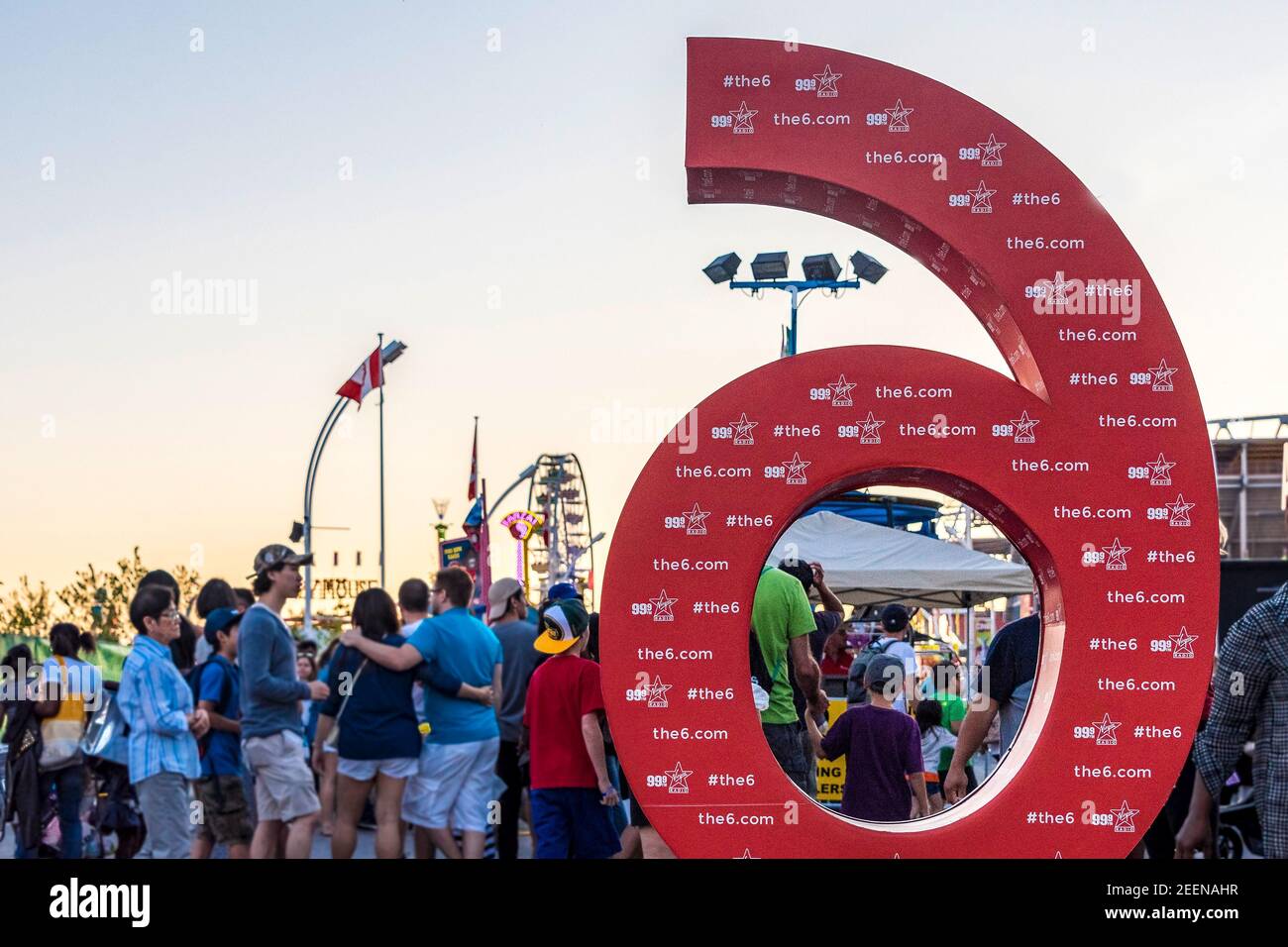 CNE or Canada National Exhibition: The 6 or The Six symbol in the ...