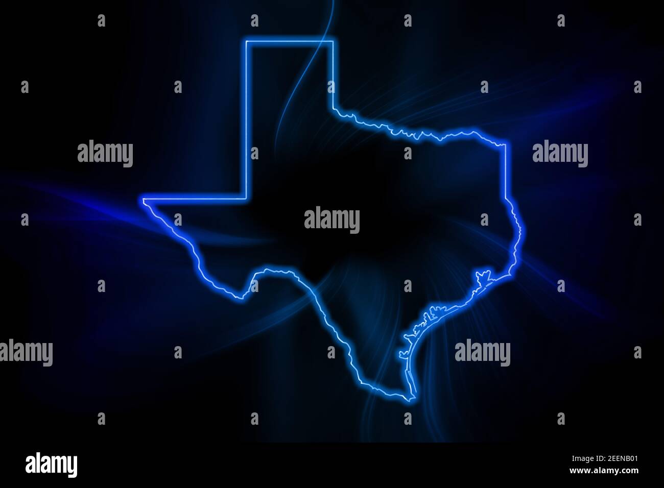Map of texas outline hi-res stock photography and images - Alamy