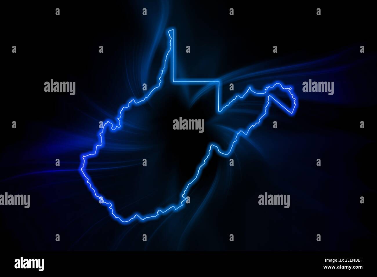 Map of virginia state outline hi-res stock photography and images - Alamy