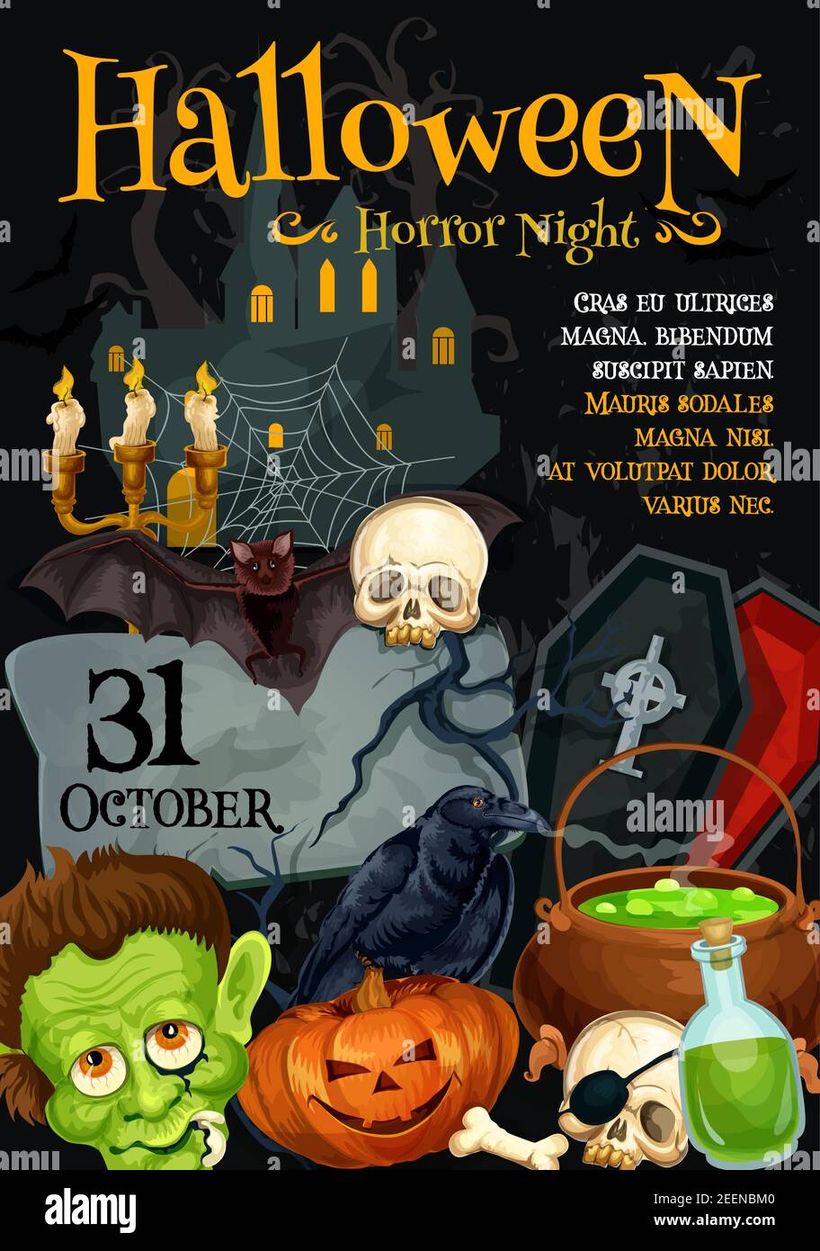 Black cauldron poster Stock Vector Images - Alamy