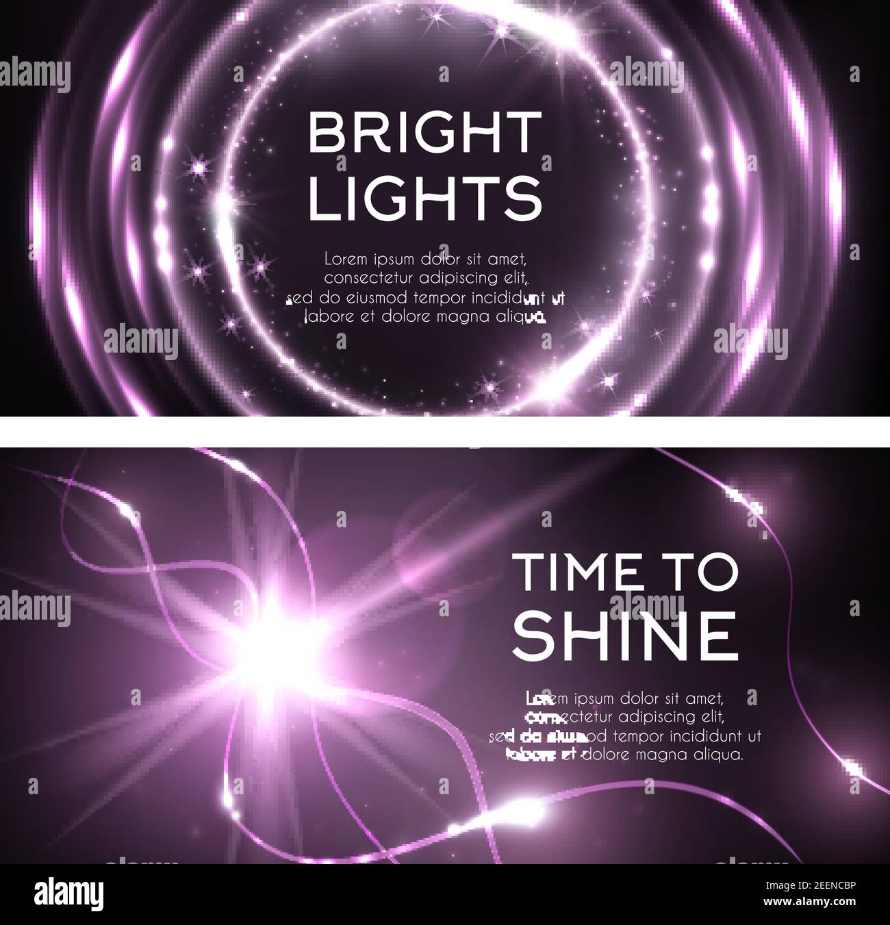 Illumination beams Cut Out Stock Images & Pictures - Alamy