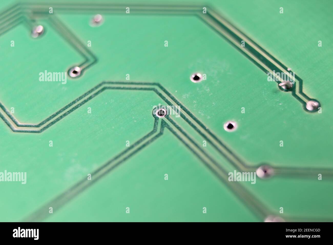 Green electronic board with circuit lines Stock Photo - Alamy