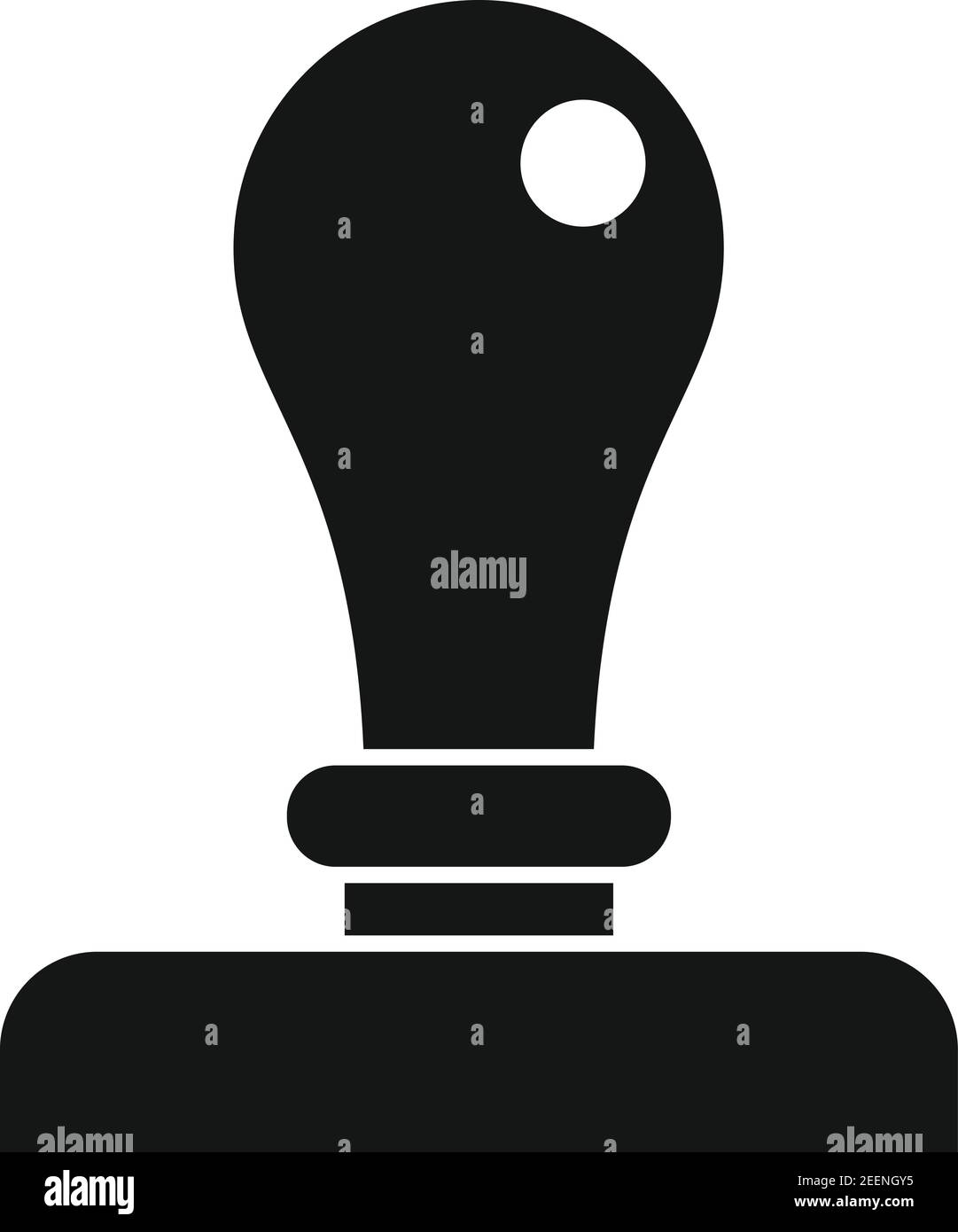 Notary metal stamp icon, simple style Stock Vector Image & Art - Alamy