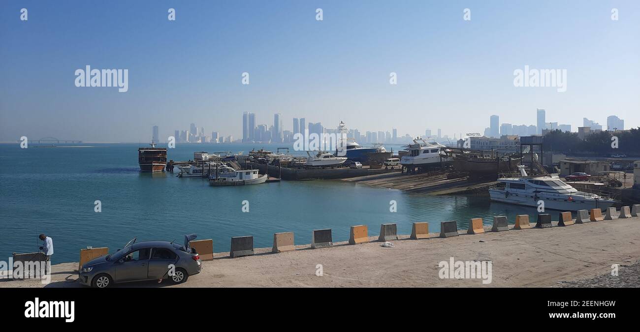Bahrain street view city capital hi-res stock photography and images ...
