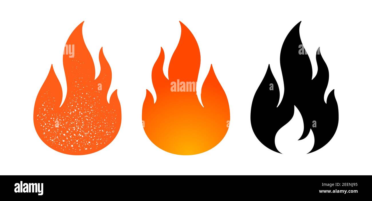 Fire, flame. Red flame collection set Stock Vector Image & Art - Alamy