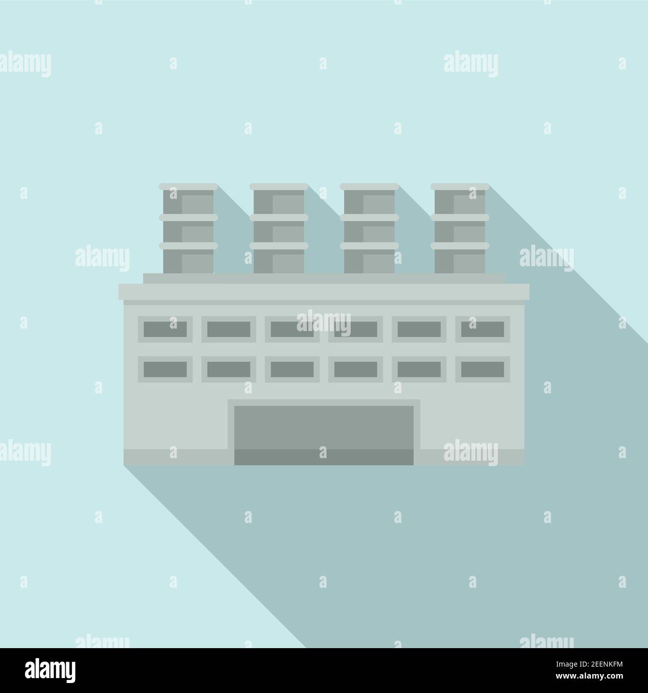 Storage recycle factory icon, flat style Stock Vector Image & Art - Alamy